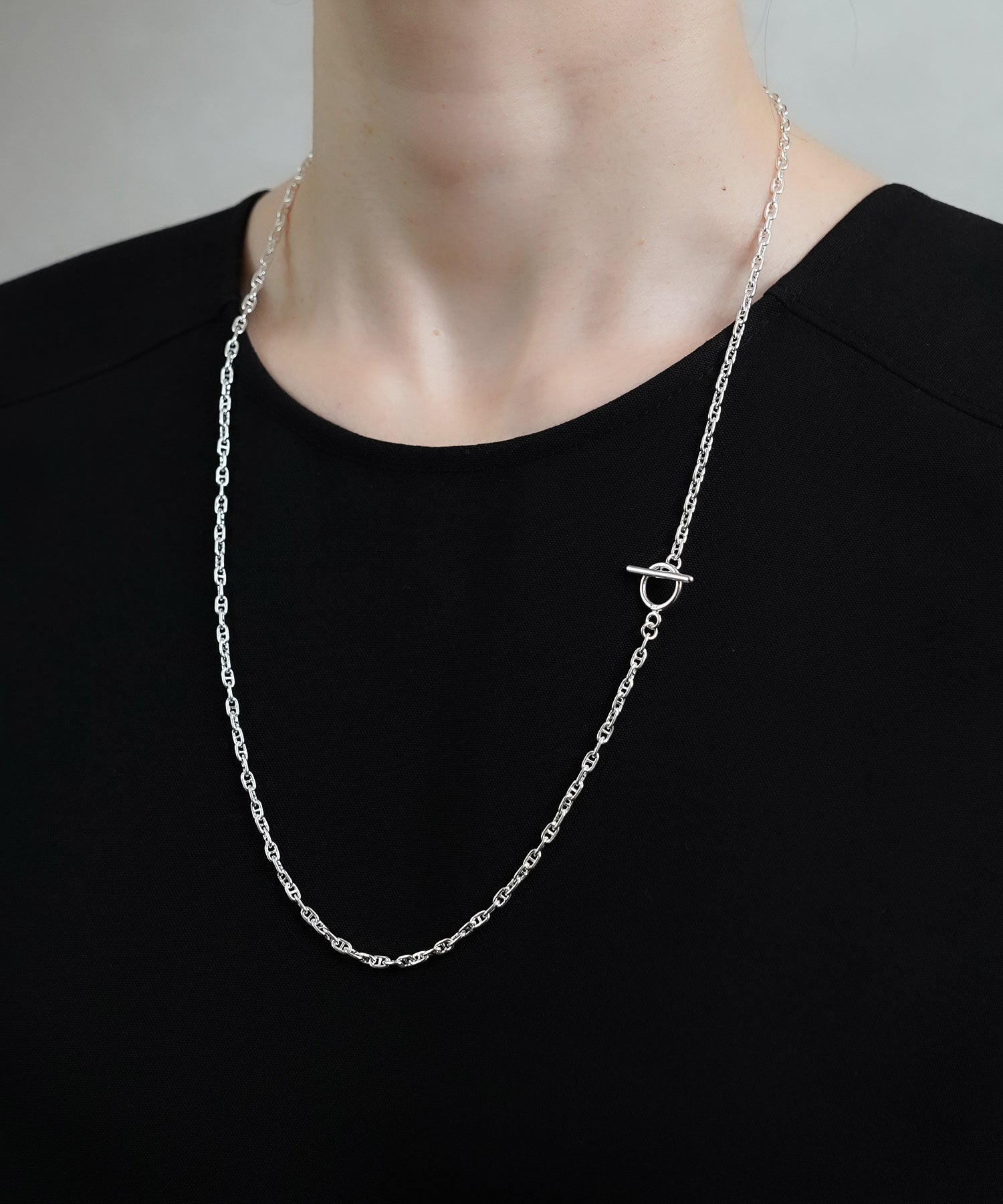 【ISOLATION / アイソレーション】(UNISEX) SV925 Marine Chain Necklace M (60cm ...